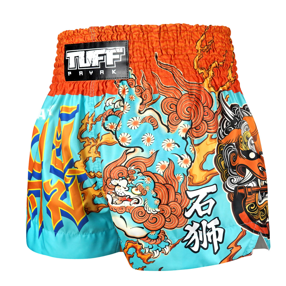 TUFFPAYAK Muay Thai Shorts Boxing Trunks Traditional Style (TPY-MS007 ...