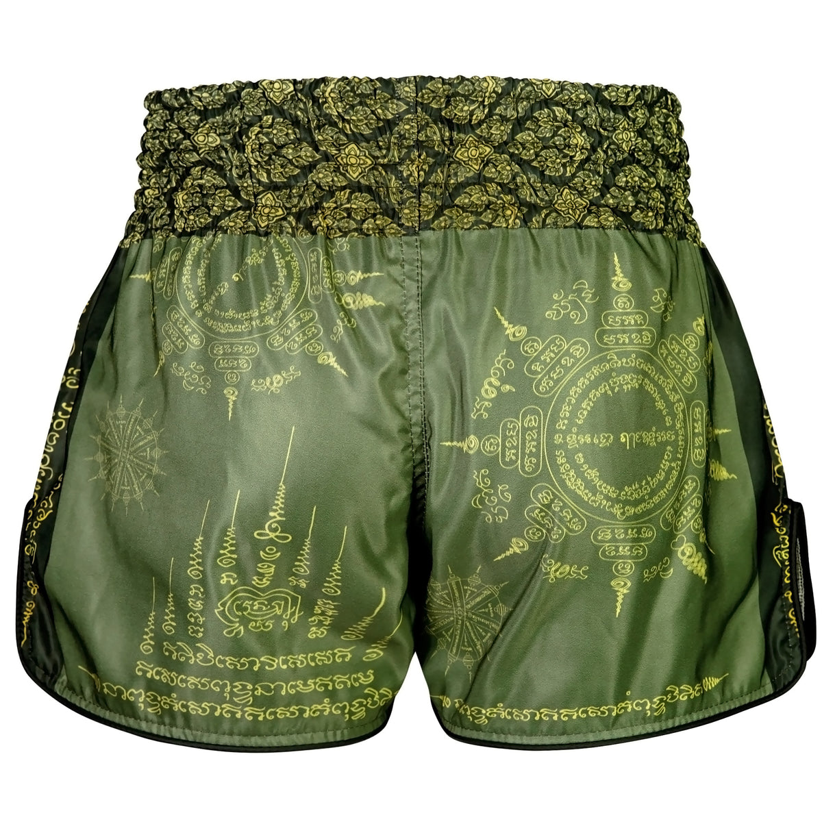 TUFF Muay Thai Boxing Shorts High-Cut Retro Style "The Immortal Yaksa ...