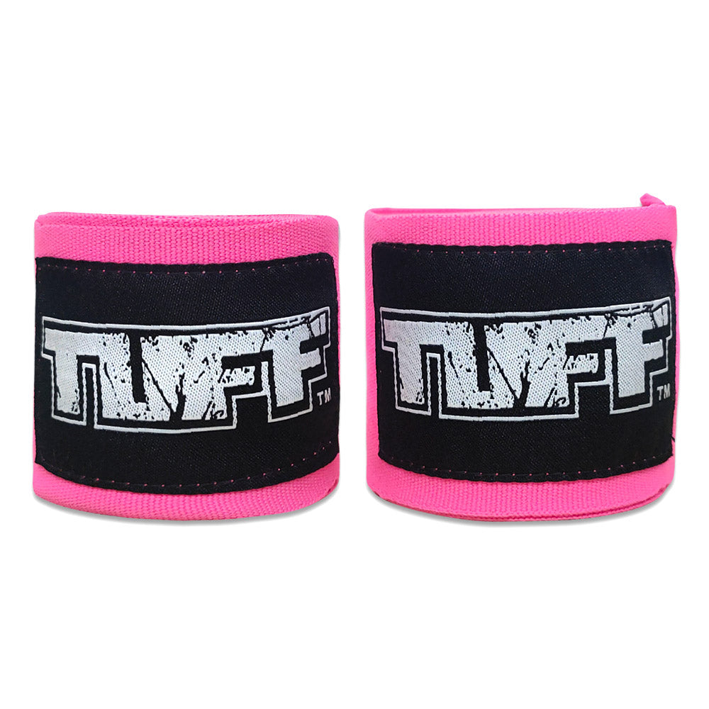 TUFF Hand Wraps Elastic Cotton Pink– TuffSport.com