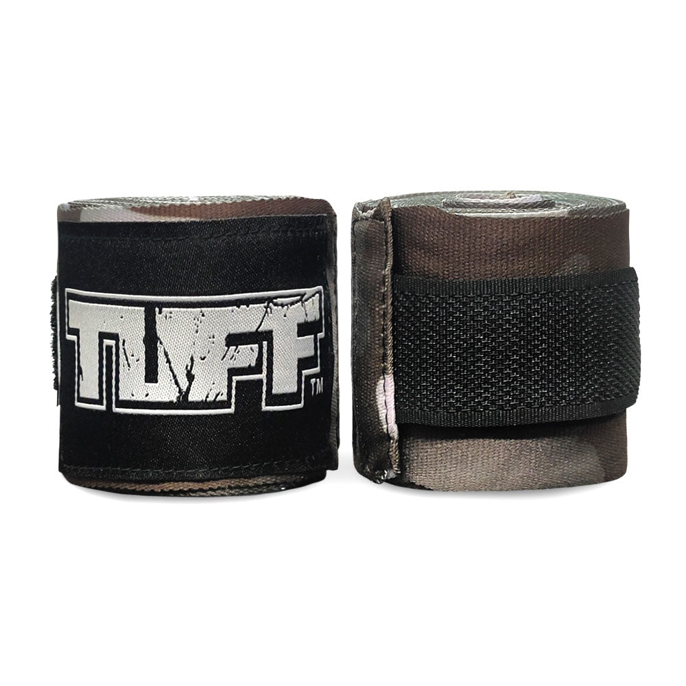 TUFF Hand Wraps Nylon Camo Black– TuffSport.com