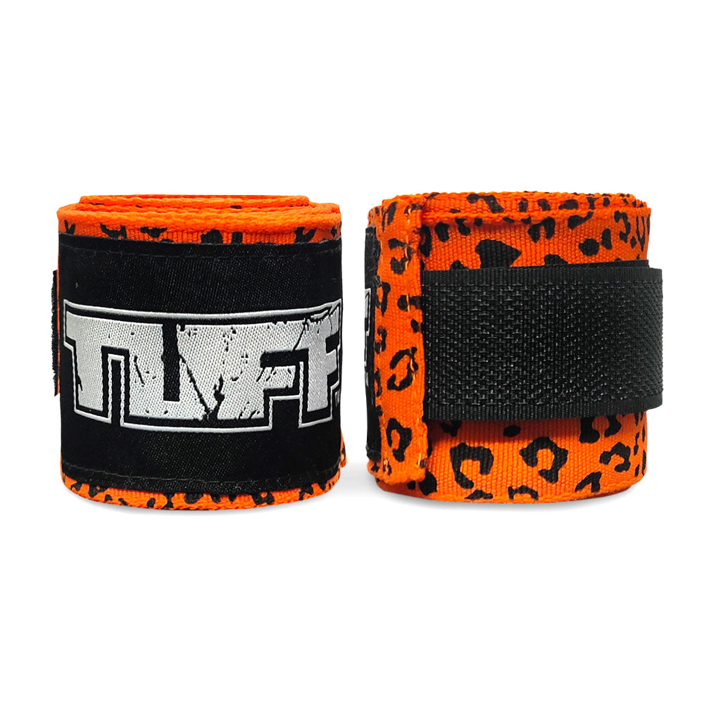 TUFF Hand Wraps Nylon Tiger Orange– TuffSport.com