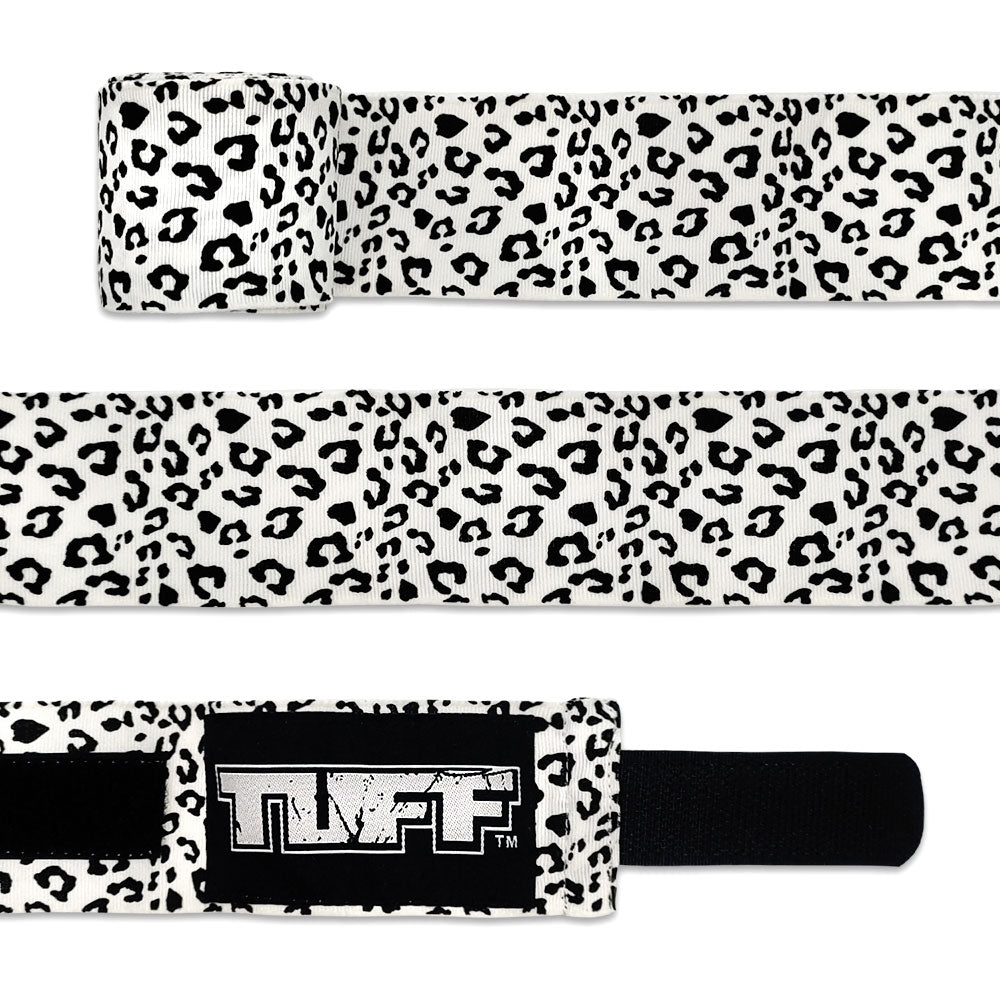 TUFF Hand Wraps Nylon Tiger White– TuffSport.com