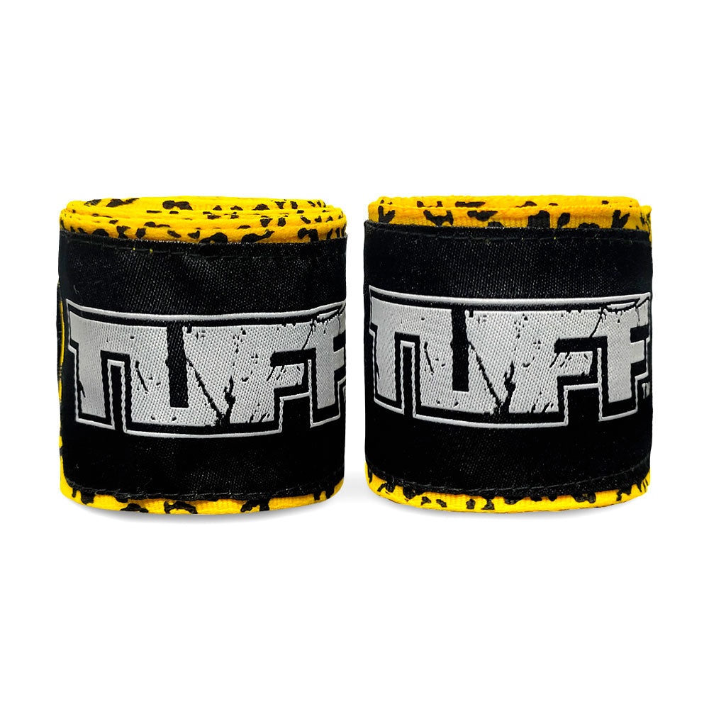 TUFF Hand Wraps Nylon Tiger Yellow– TuffSport.com