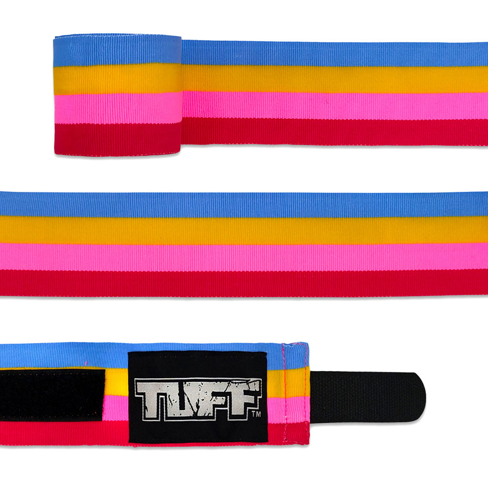 TUFF Hand Wraps Nylon Rainbow– TuffSport.com