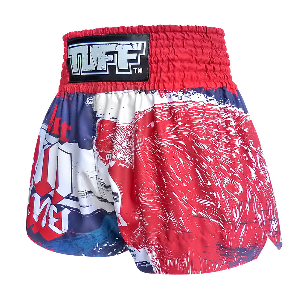 TUFF Muay Thai Boxing Shorts Navy Blue Furious Bear– TuffSport.com