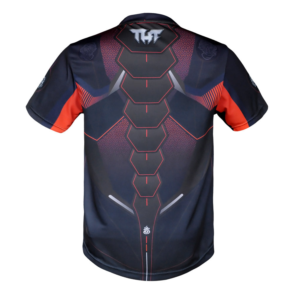 TUFF Deep Purple Navy Blue Shirt with Twin Hanuman Heads– TuffSport.com